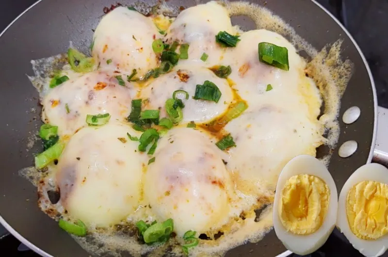 Boiled Egg with Cheese